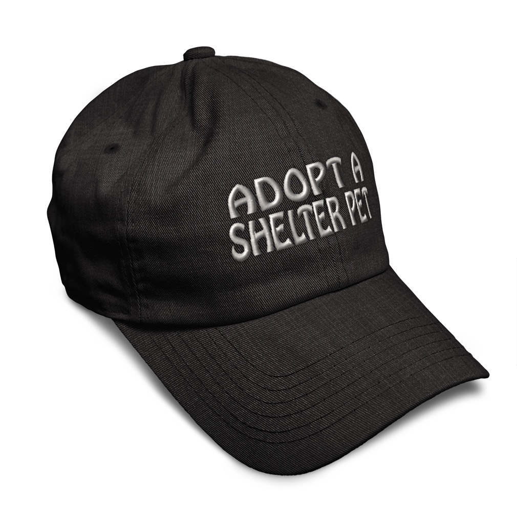 Soft Women Baseball Cap Adopt A Shelter Pet Embroidery Dad Hats for Men ...