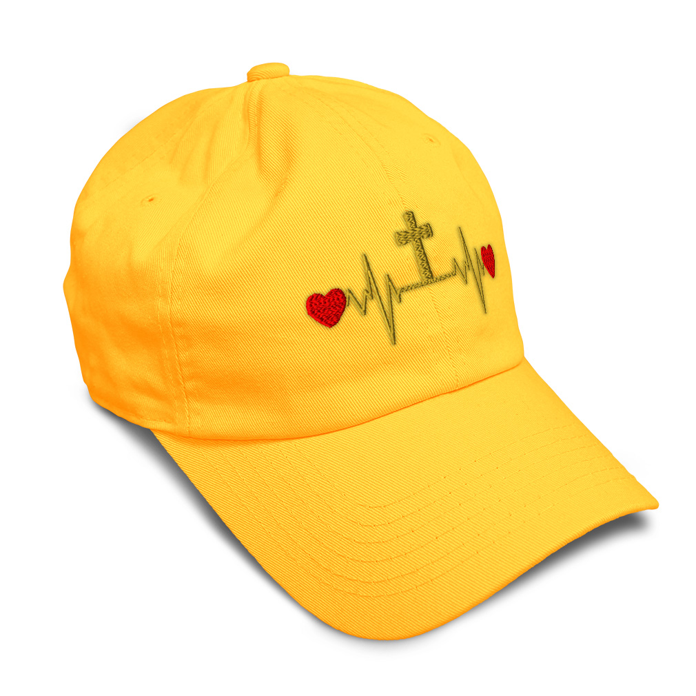 Soft Women Baseball Cap Cross Lifeline C Embroidery Religions Dad Hats ...