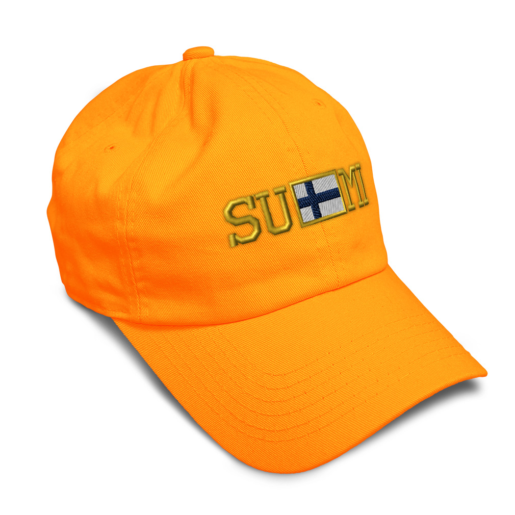 Soft Women Baseball Cap Finland Suomi Embroidery Dad Hats for Men ...