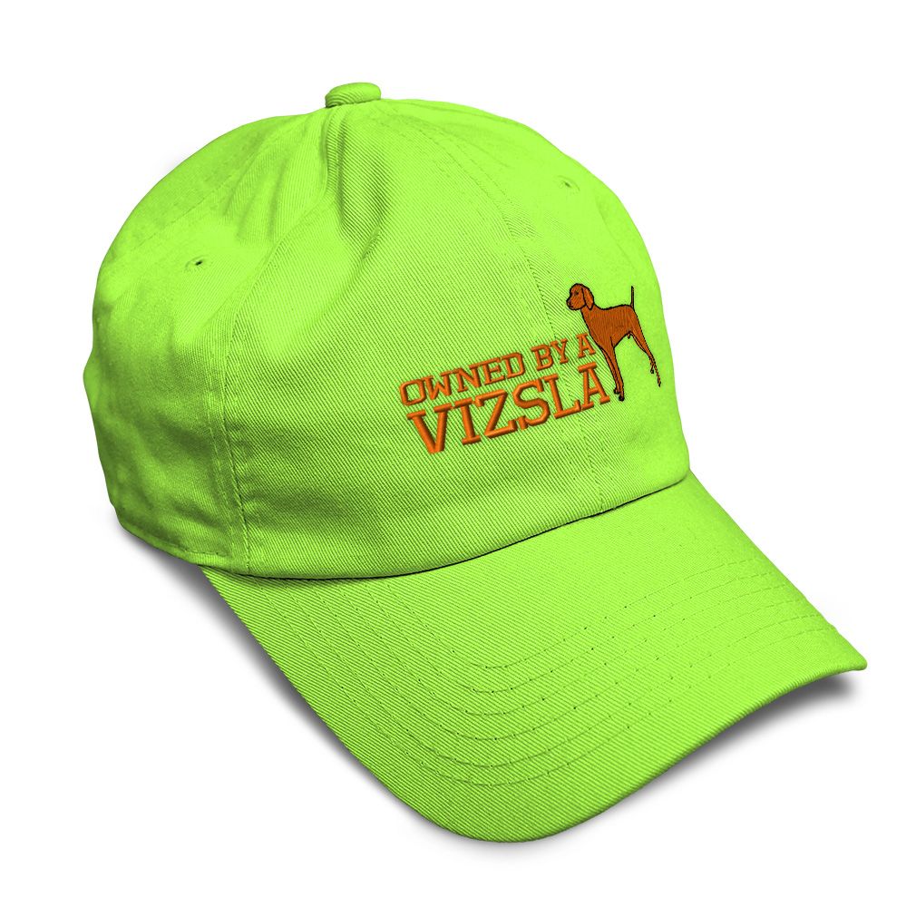 Soft Women Baseball Cap Owned by A Vizsla Dog Embroidery Pets Dad Hats ...