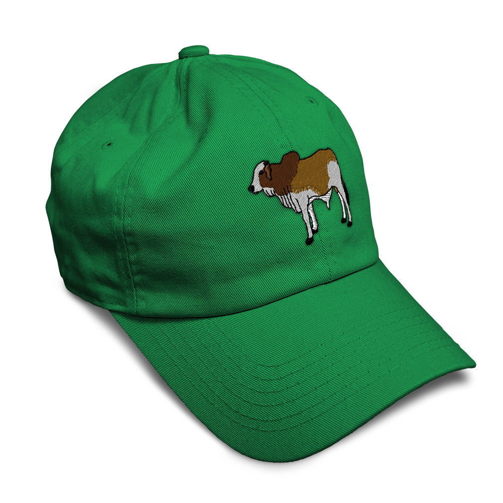 Soft Women Baseball Cap Western Farm Animal Cattle Brahman Bull Dad ...