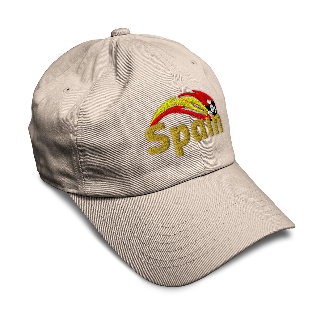 Soft Baseball Cap Spain Soccer World Cup Cotton Dad Hats for Men ...