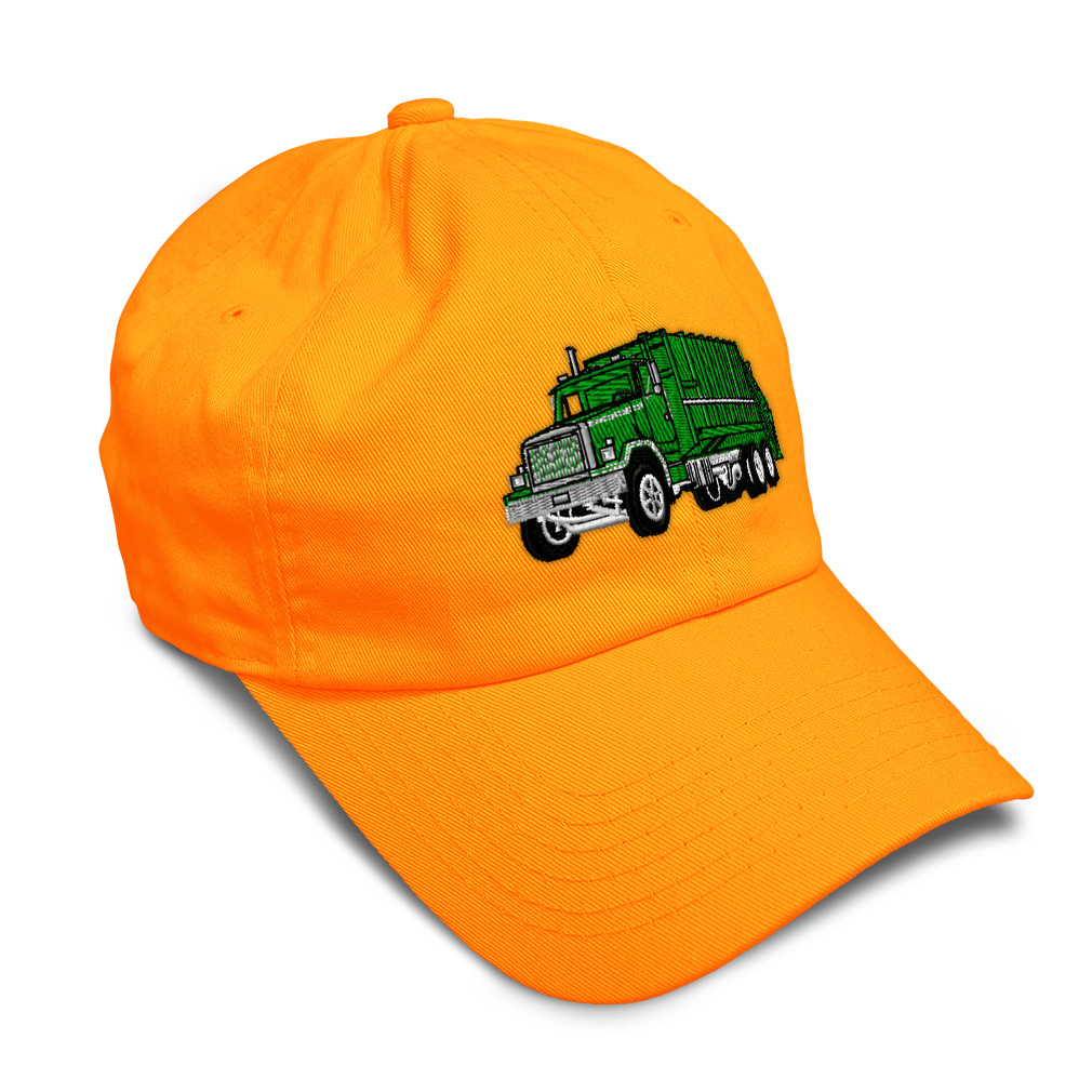 Soft Women Baseball Cap Garbage Truck Green Embroidery Dad Hats for Men ...