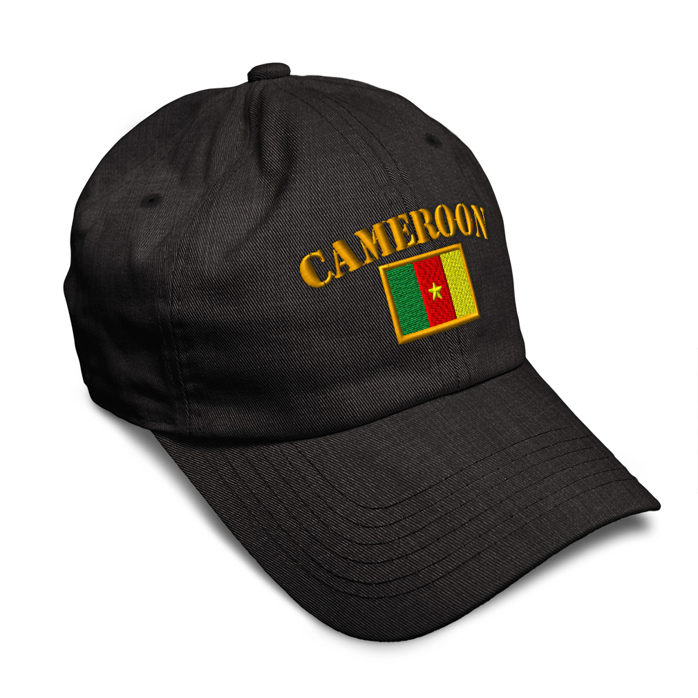 Soft Women Baseball Cap Cameroon Flag Embroidery Dad Hats for Men ...