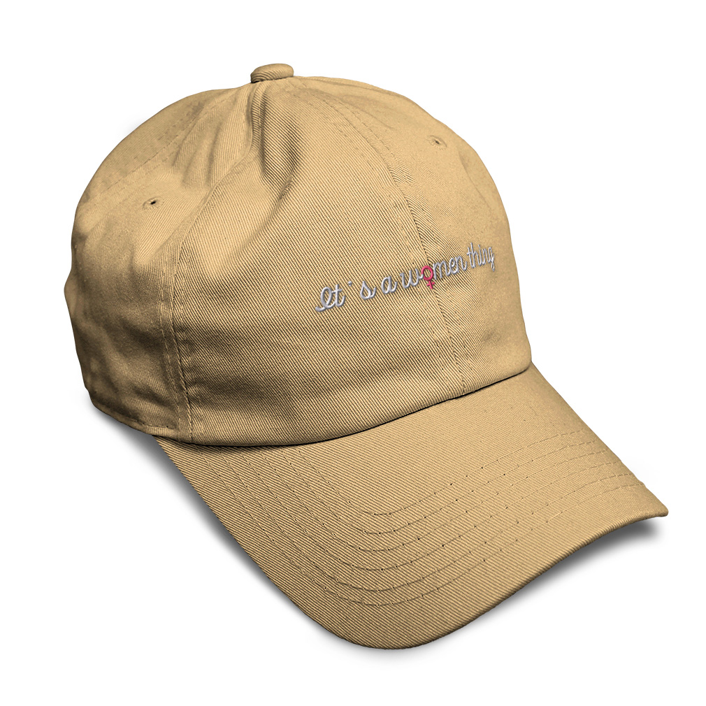 Soft Women Baseball Cap It's A Women Thing Embroidery Girly Dad Hats ...