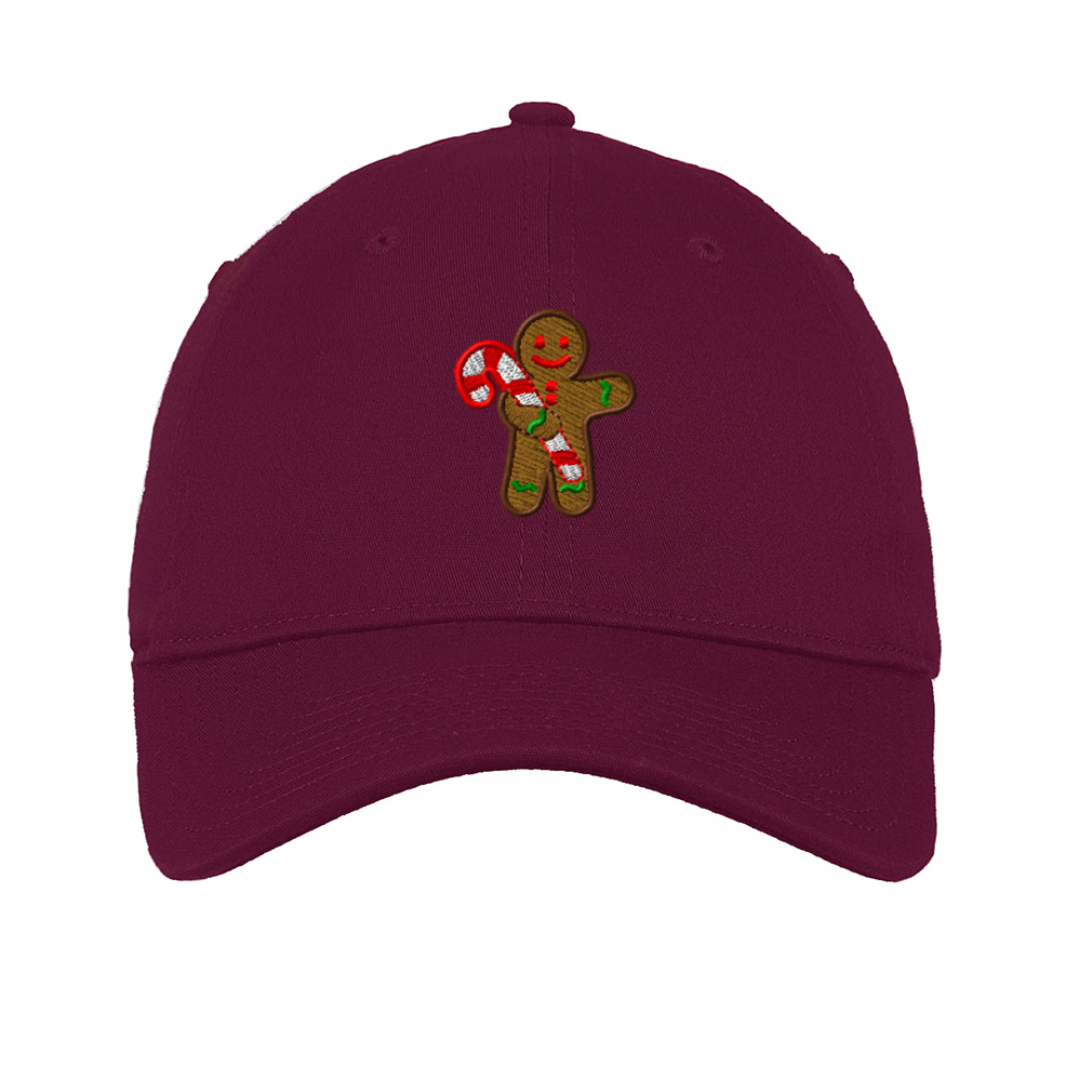 Twill Cotton Soft Women Baseball Cap Gingerbread Man Embroidery Dad ...